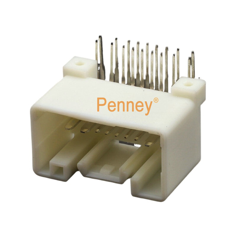 Yazaki 73825863 auto plug through hole PCB mount header 18 p automotive ...