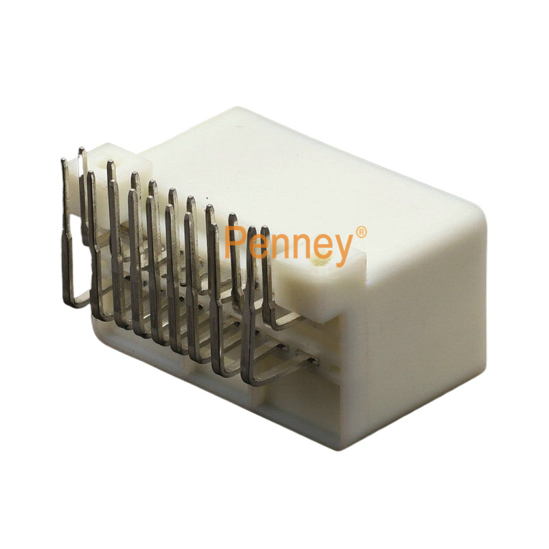 Yazaki 73825863 auto plug through hole PCB mount header 18 p automotive ...