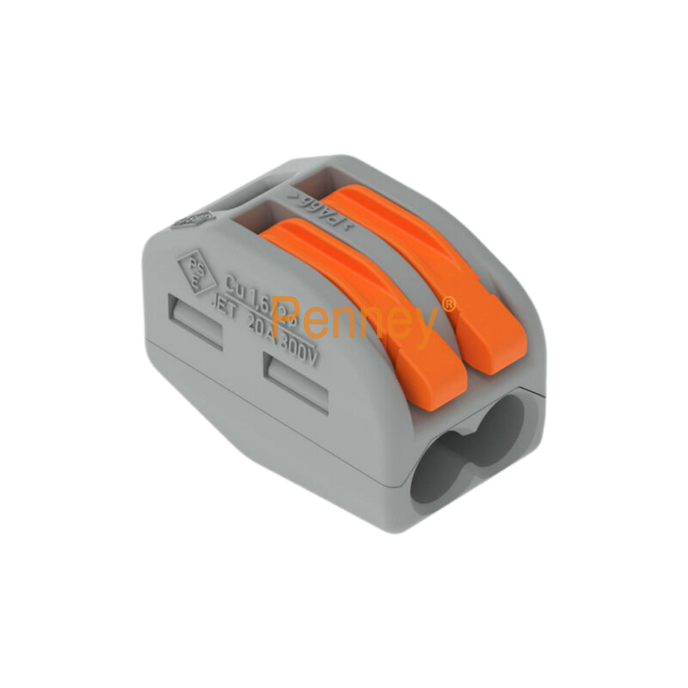 Wago Power Terminal Block 2/3/5 Pole 222-412/222-413/222-415 Electrical Quick Wire Connector for ...