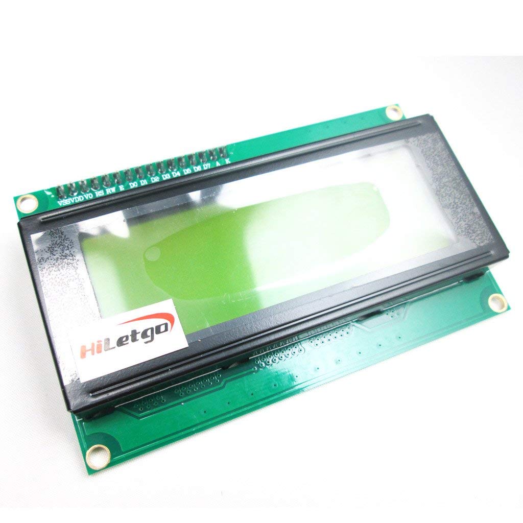 IIC/I2C/TWI 2004 20X4 Serial Yellow Green Backlight LCD Display Module ...