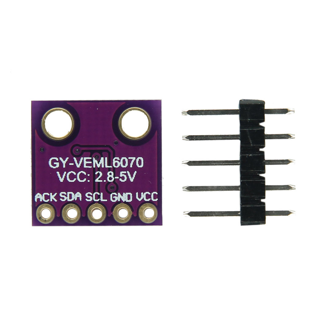 2pcs GY-VEML6070 VEML6070 UV Sensitivity Detection Solar Light Sensor ...