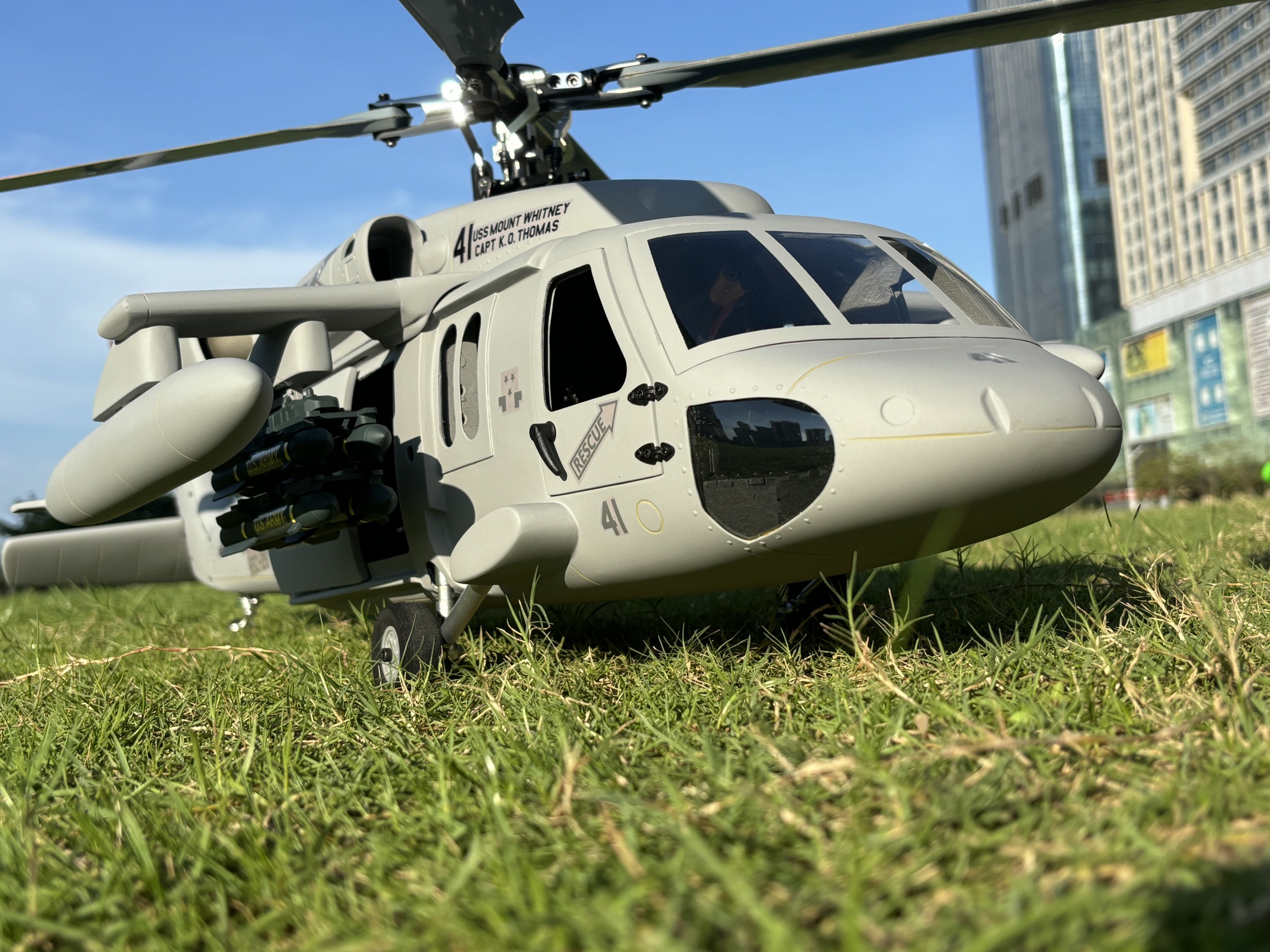 FLISHRC V2 SH-60 Sea Hawk 500 Size Scale Helicopter GPS with L7 Flight Controller