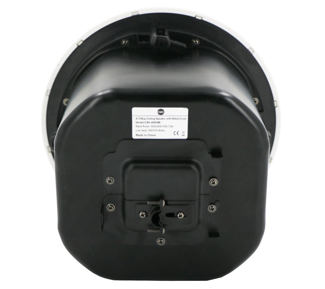 EN54-24 6.5” Two Way Frameless Ceiling Speaker with Fire Dome CSK-860HMEN