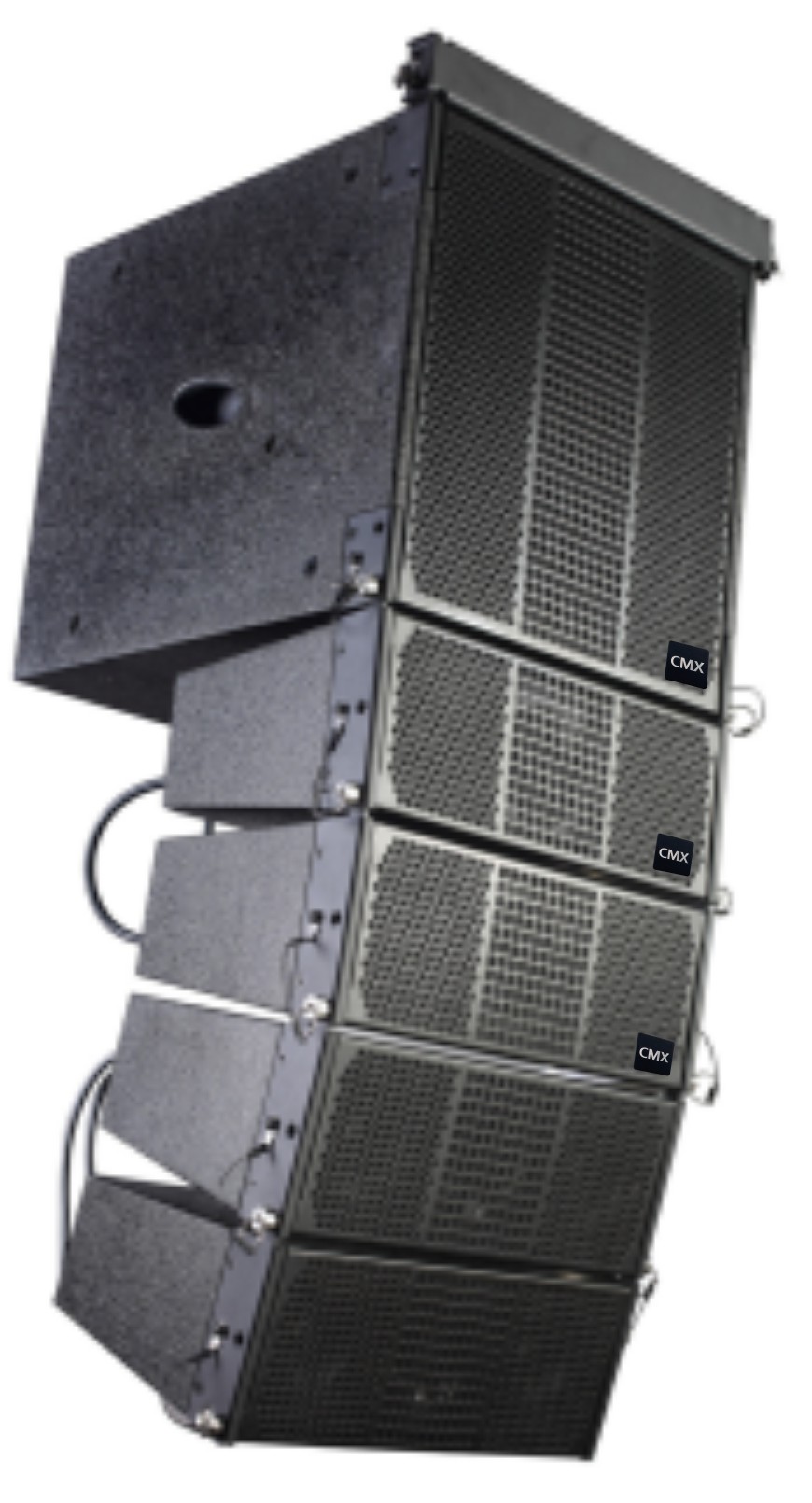 Active Dual 5”/6”/8”/10”/12” Line Array Loudspeakers - LAS series