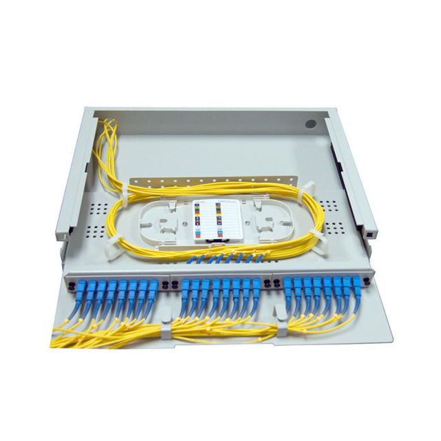 Rack Mount Type Optical Fiber Patch Panel Terminal Box With Transparent ...