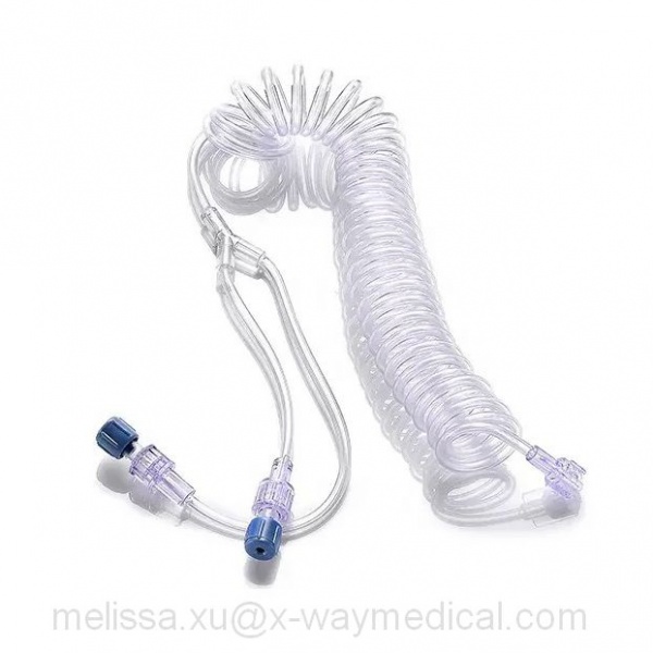 Low pressure Y tube, 150cm CT Y tube, Y injector tubing