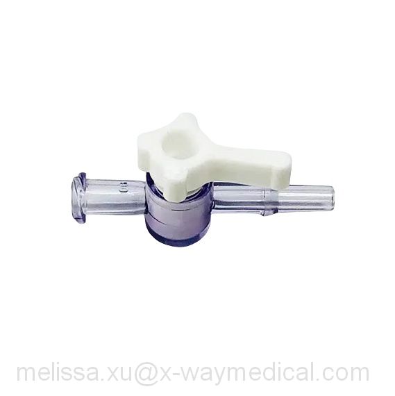 Female luer lock connector to OD 4.0mm ID 2.45mm One way stopcock, 2-Way stopcocks adapter valve ...