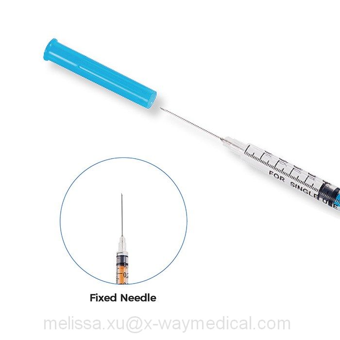 Medical Sterile Syringes fixed Needles for Single Use, 1ml skin test ...