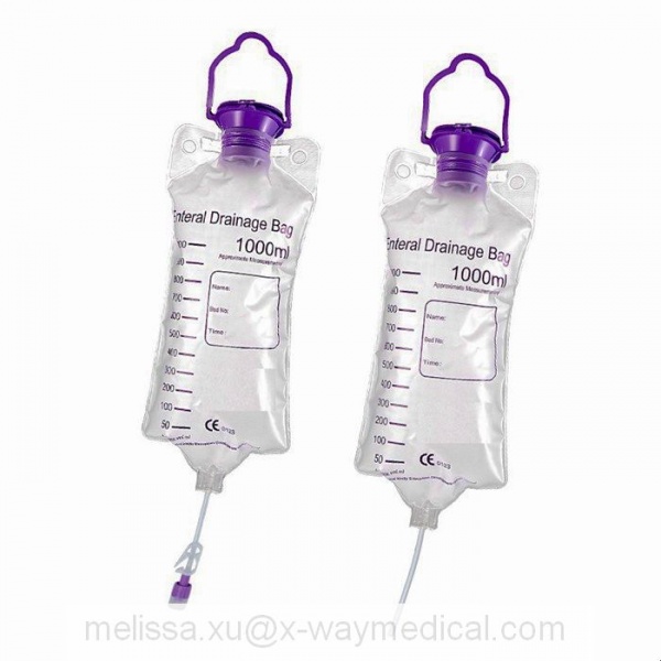 Nutrition management 1000ml enteral feeding bag, durable EVA nutrient ...