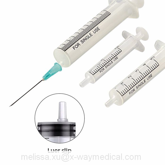 1ml 2ml 3ml 5ml 10ml 20ml 2-Parts luer slip sterile Syringes, economic ...