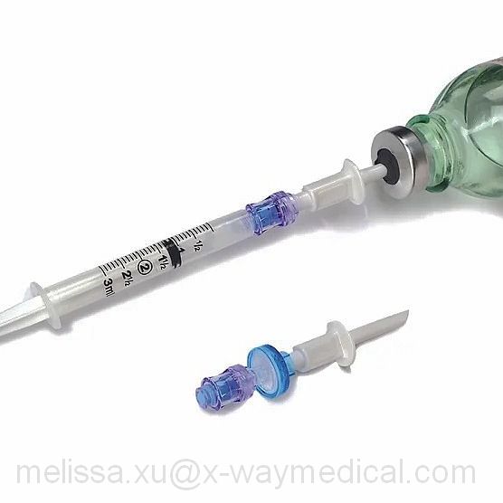 Hazardous drug injection Safe way access, infusion bottles positive ...