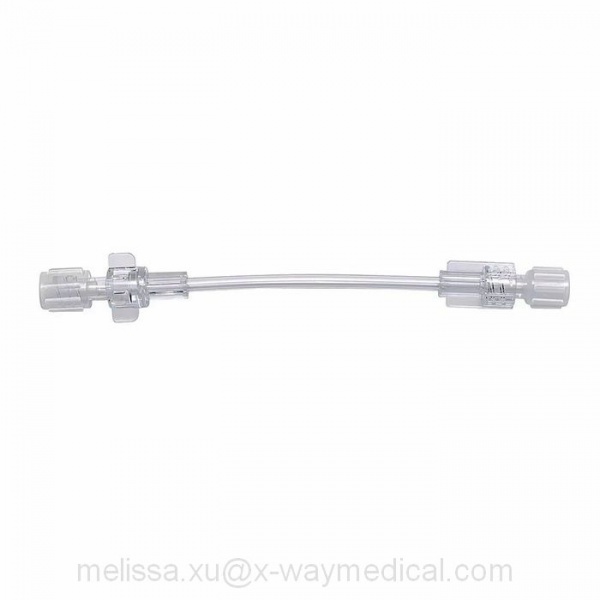 30cm CT MRI low pressure short connecting tube with non-return check ...