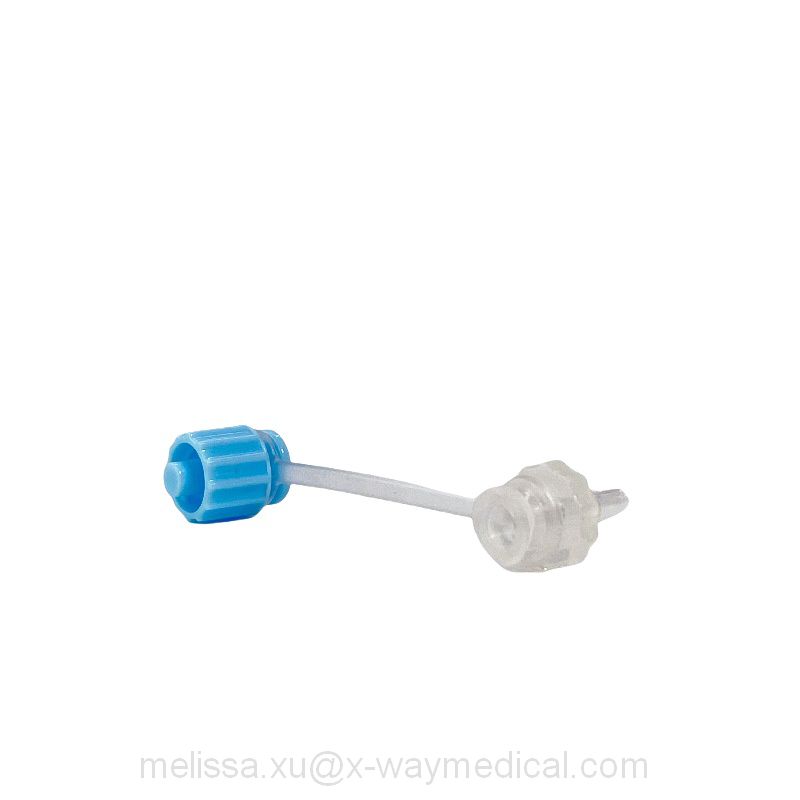 Medical 55mm PVC jointing belt with male luer lock drainage screw up ...
