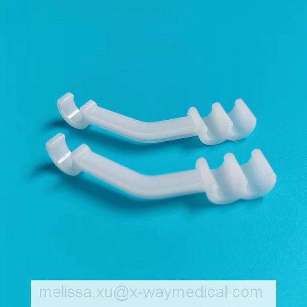 Medical 6mm 3.85mm 3-channel Multi-cavity Clip Angled POM White, 3 ...