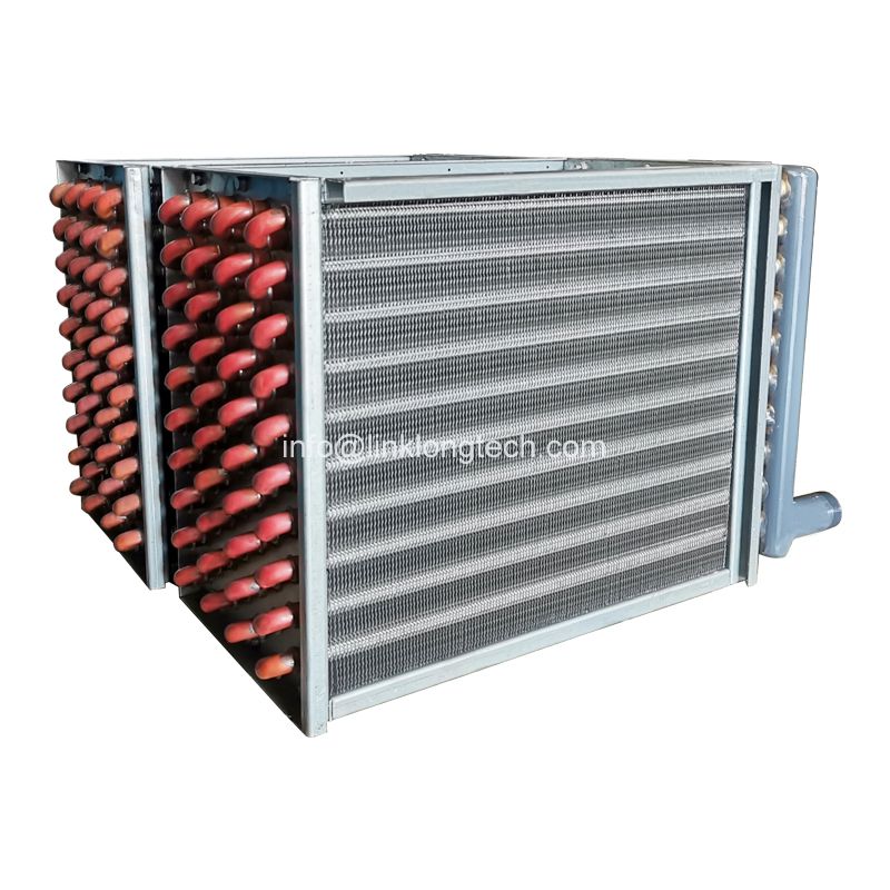 Copper Tube Aluminum Fin Air Cooler Heat Interchanger