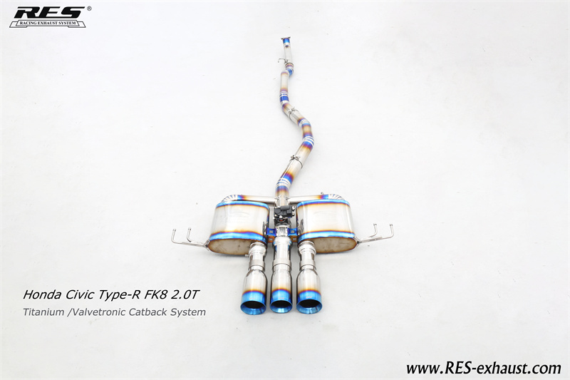Honda Civic Type-R FK8 Titanium /Valvetronic Catback System - RES Exhaust