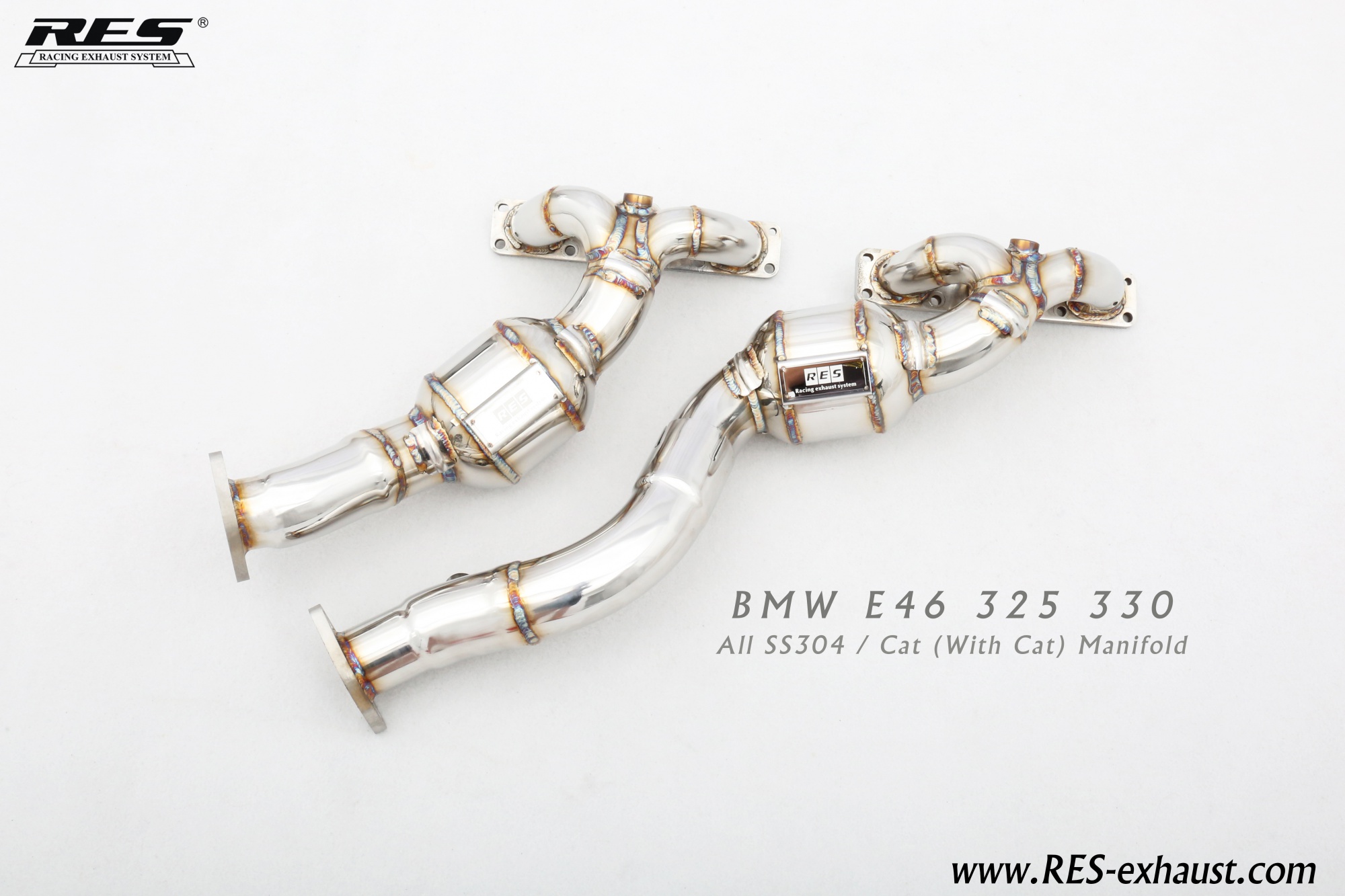 BMW 3 Series E46 All SS304 / Valvetronic Catback System-Foshan Ke Yate Auto Parts Co., Ltd