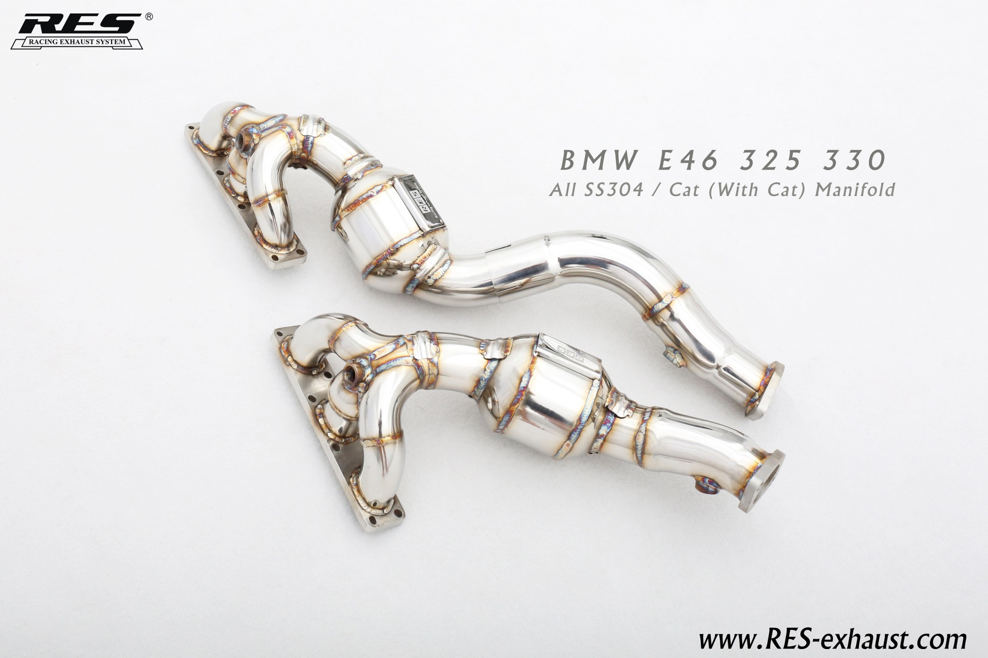 BMW 3 Series E46 All SS304 / Valvetronic Catback System-Foshan Ke Yate Auto Parts Co., Ltd