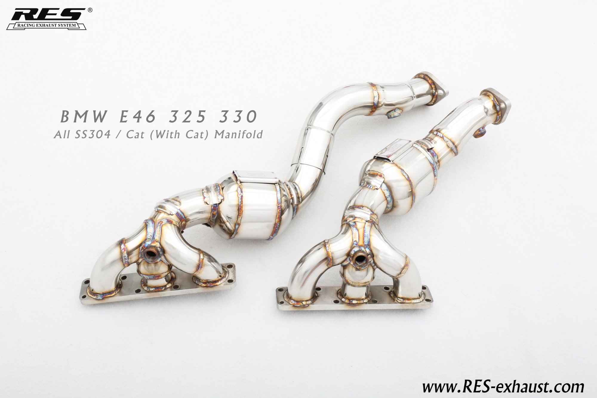BMW 3 Series E46 All SS304 / Valvetronic Catback System-Foshan Ke Yate Auto Parts Co., Ltd
