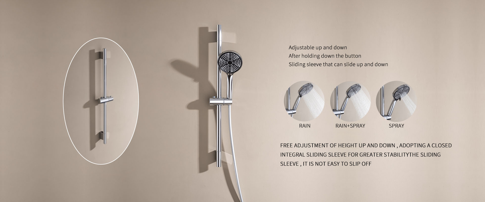 SLIDING BARS SERIES,Lanfen Technology CO., LTD,Shower head,Hand shower
