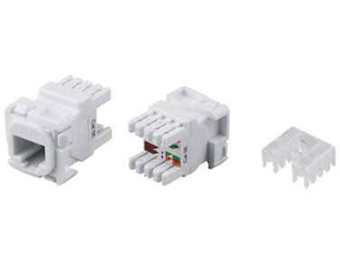 Cat5e unshielded keystone jacks(180 degree)