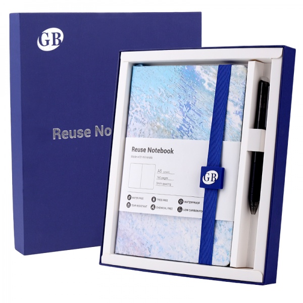 Eco-friendly Stone Paper Notebook Set for Sustainable Writing