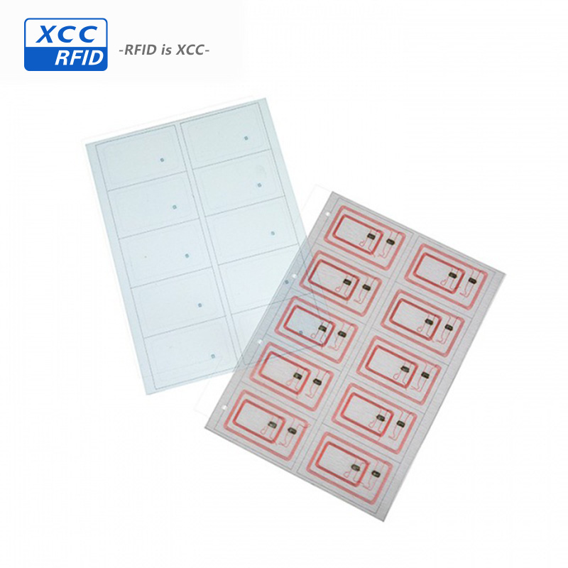 DESfire Inlay Prelam Glossy Finished PVC Card Core Material