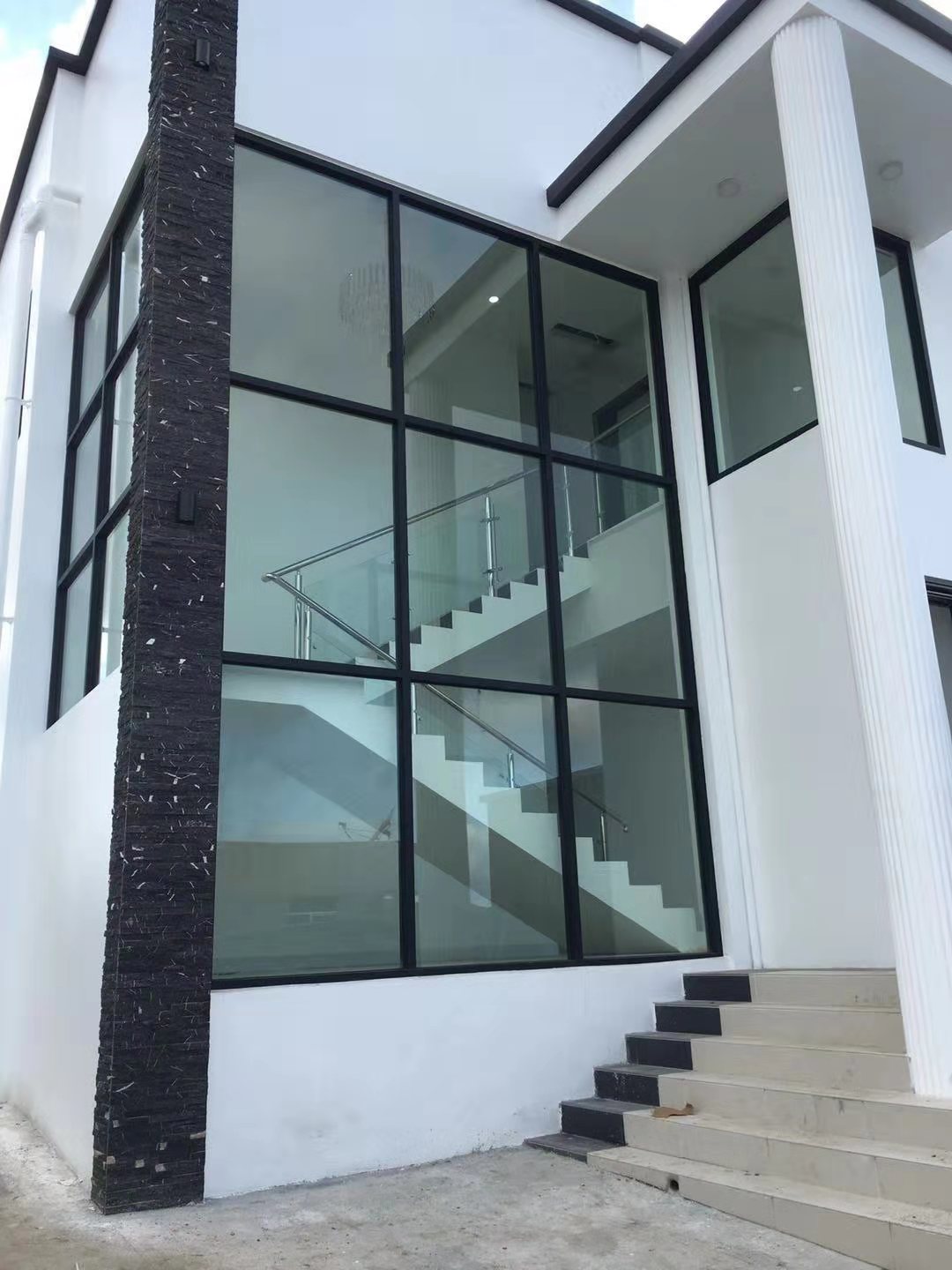 Fiji's New House finished AMJ windows&doors-Shenzhen AMJ technology co. LTD