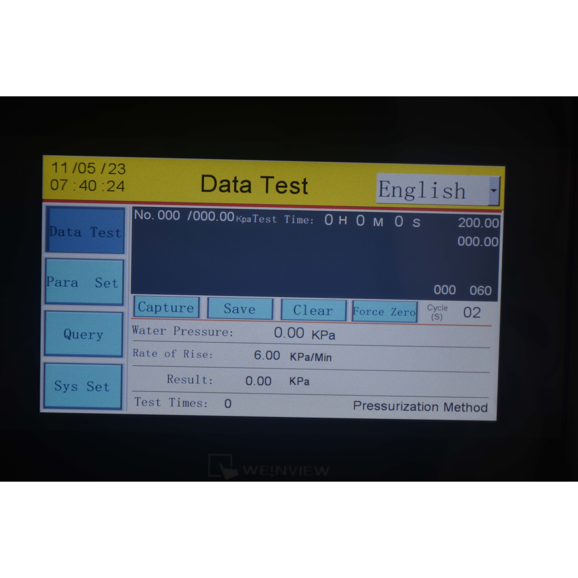 Hydrostatic Head Tester for Textile
