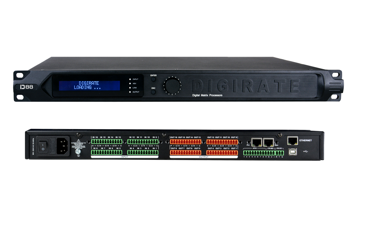 iD系列网络数字音频处理器&媒体矩阵-DIGIRATE迪吉瑞